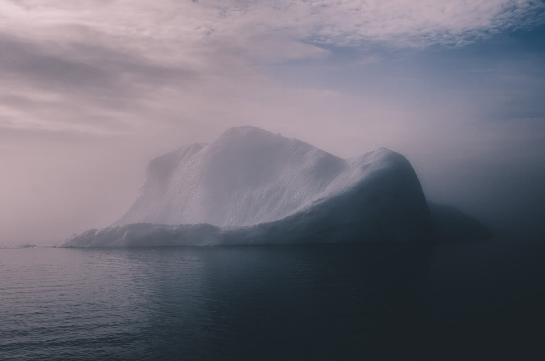 Icebergs in Fog - Greenland - Landscape Photography by Jan Erik Waider
