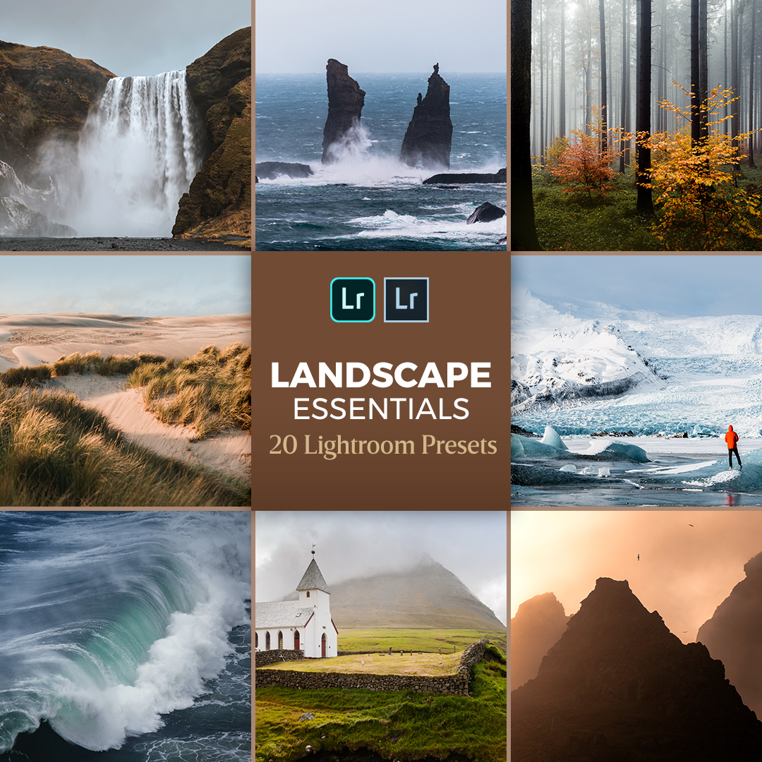 Essential Collection: 20 Landscape Lightroom Presets
